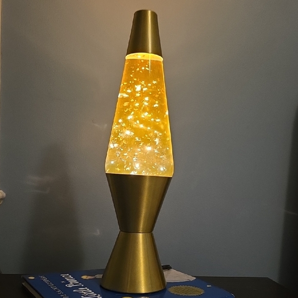 Accents | Gold Lava Lamp | Poshmark